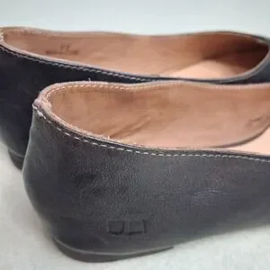 Bed Stu | Shoes | Bed Stu Brown Leather Ballet Flats Crossover Round ...